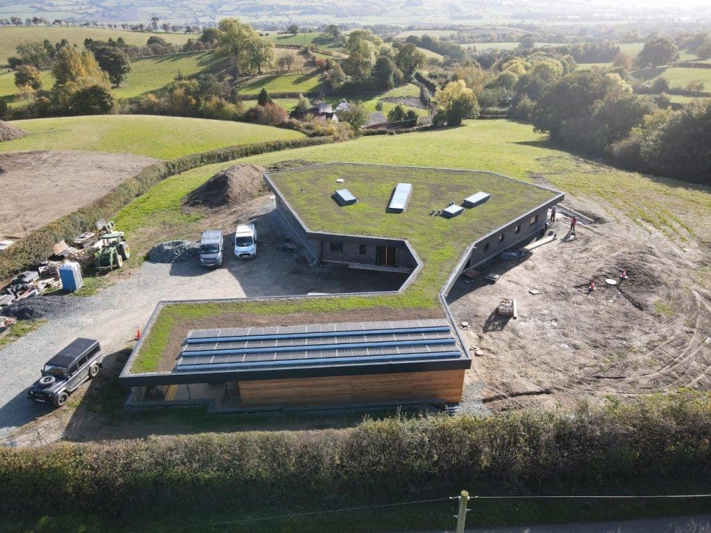 Biodiverse Roof Project a success in Shropshire - Sedum Supply